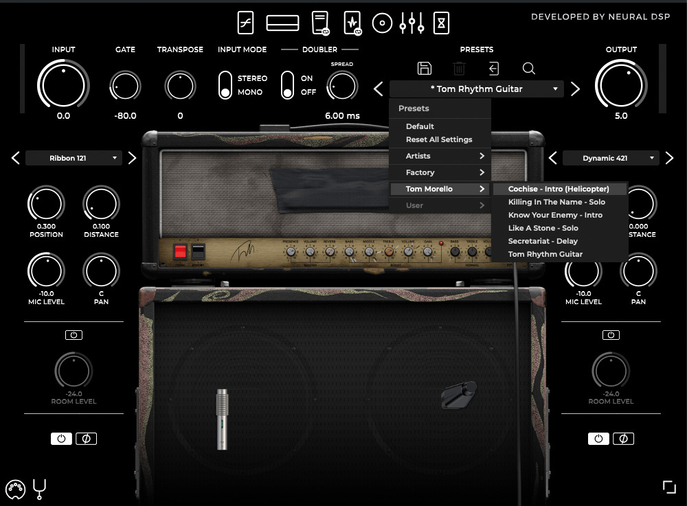 tom morello pedal setup