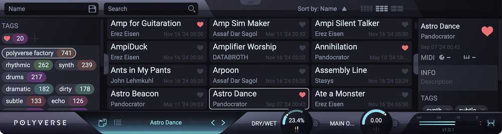 Polyverse Music Filterverse